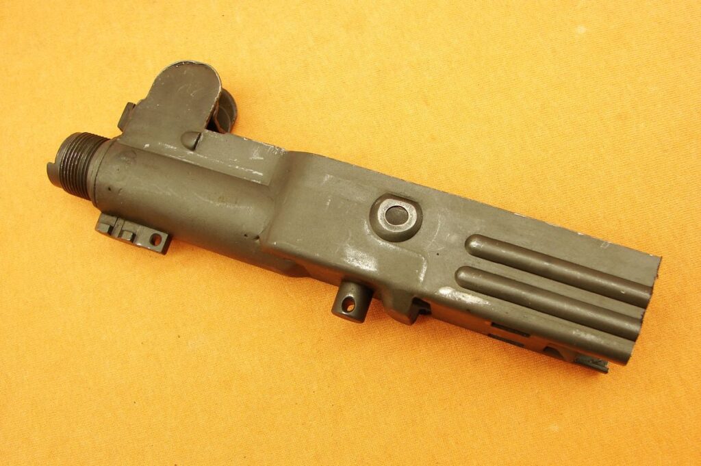 UZI CUT RECEIVER front section - Genuine militaria