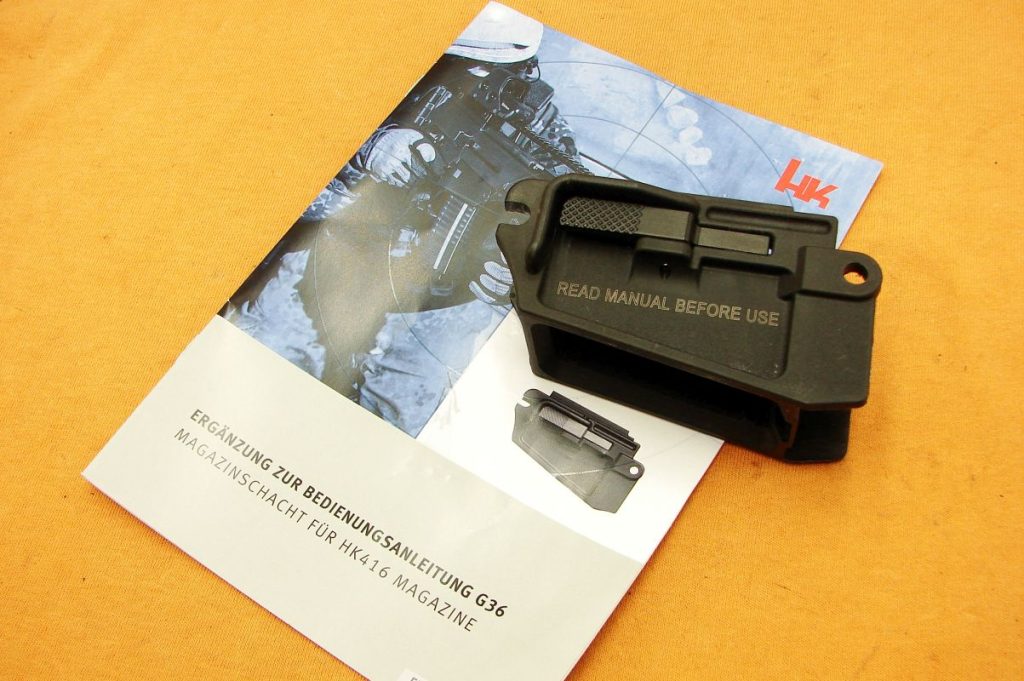 HK G36 MAGWELL for AR15 MAGS - Genuine militaria